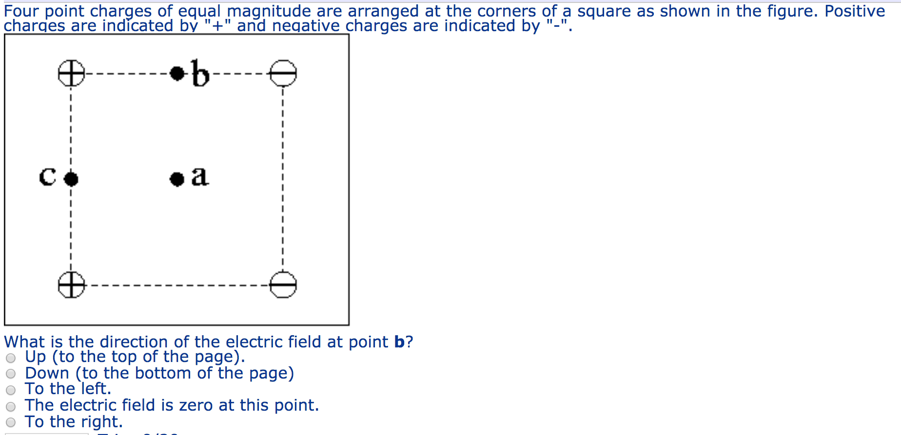 Solved Four point charges of equal magnitude are arranged at | Chegg.com