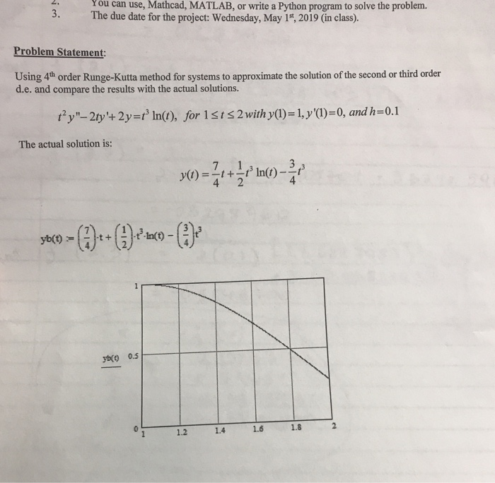 Solved 2. You can use, Mathcad, MATLAB, or write a Python | Chegg.com Solved 2. You can use, Mathcad, MATLAB, or write a Python | Chegg.com