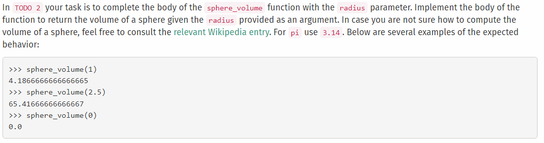 Solved In TODO 2 your task is to complete the body of the | Chegg.com