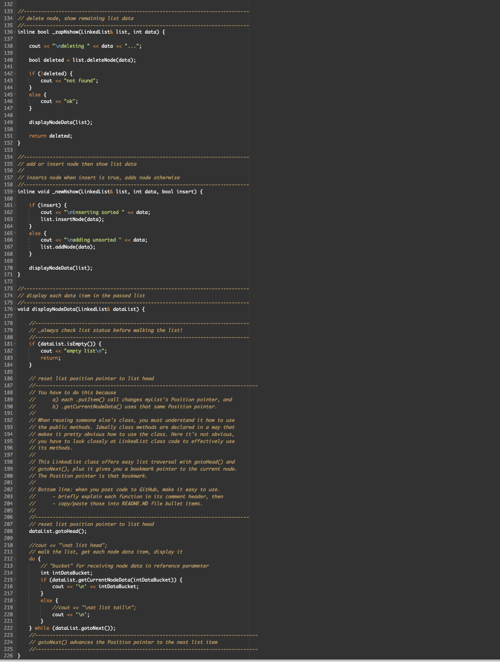 Solved I/ delete node, show remaining list data inline bool | Chegg.com