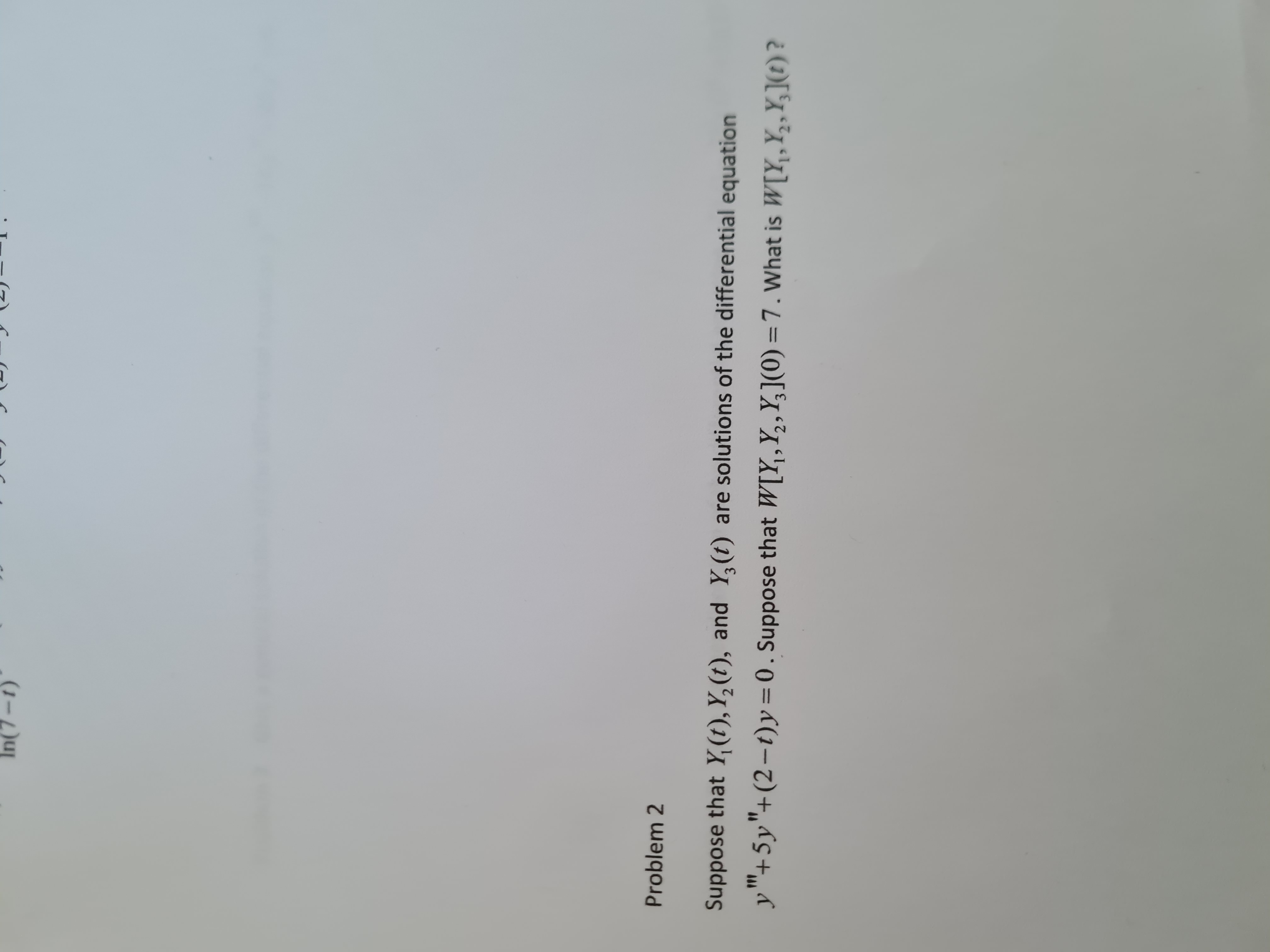 Solved Suppose that Y1(t),Y2(t), and Y3(t) are solutions of | Chegg.com