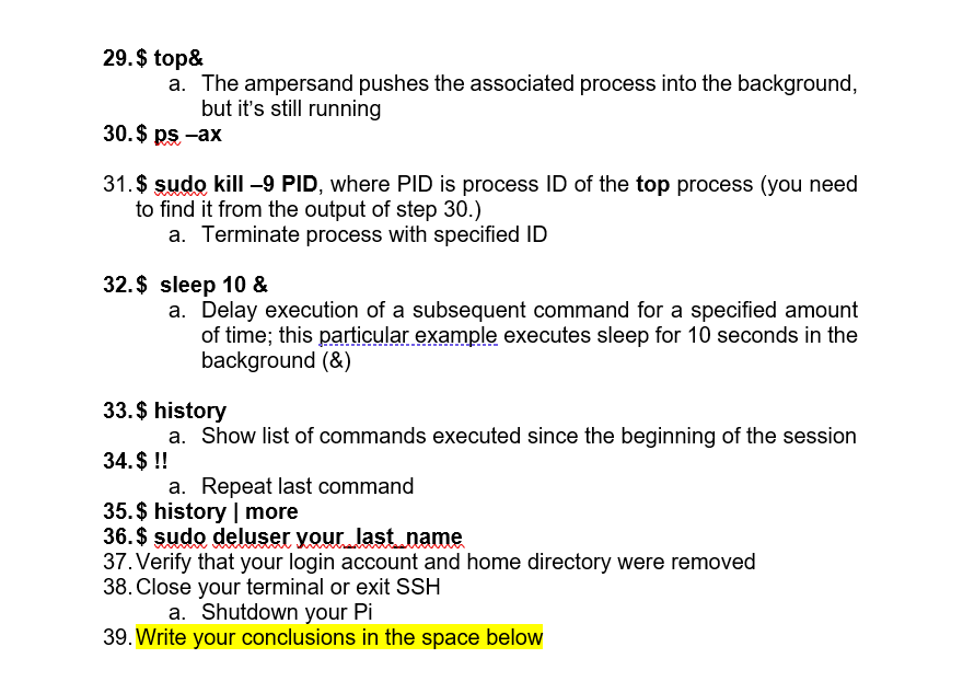 Solved Procedures: Note: this lab assume you have finished | Chegg.com