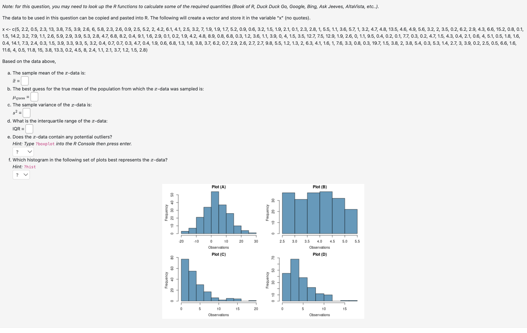 Solved Match each question with its answer. Note: some of | Chegg.com