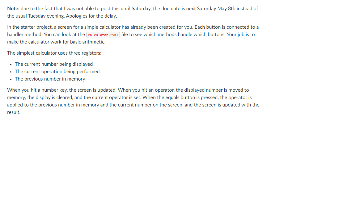 Solved import javafx.application.Application; import | Chegg.com
