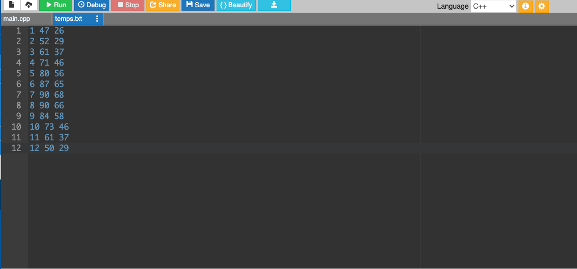 Solved Create a program that uses a structured array. The | Chegg.com
