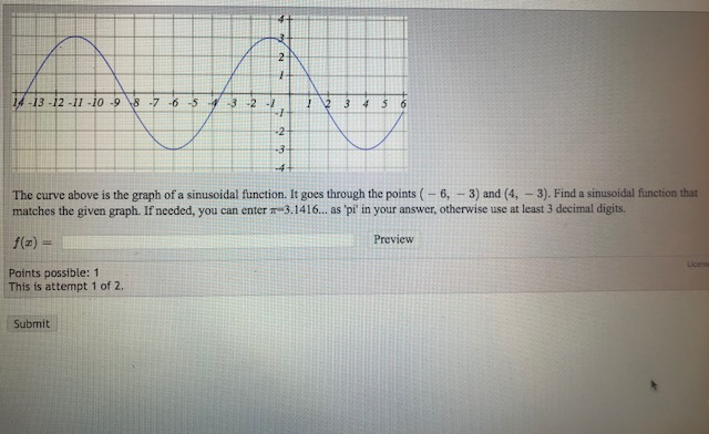 Solved 312 17 1098765432. The curve above is the graph of a | Chegg.com