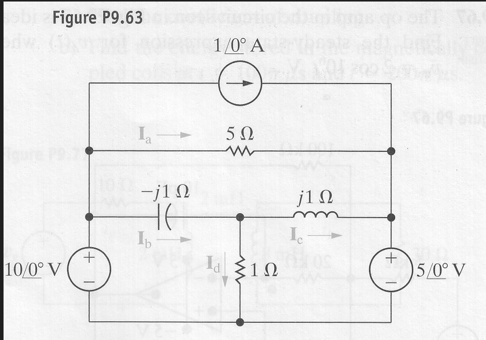 Use the mesh current method to find the branch | Chegg.com