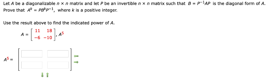 Solved Let A be a diagonalizable n x n matrix and let P be | Chegg.com