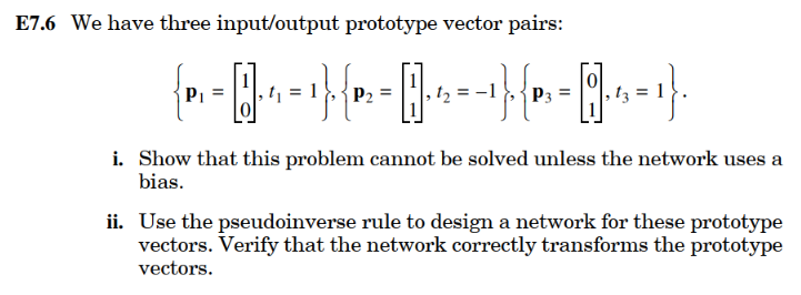 E76 We Have Three Inputoutput Prototype Vector 