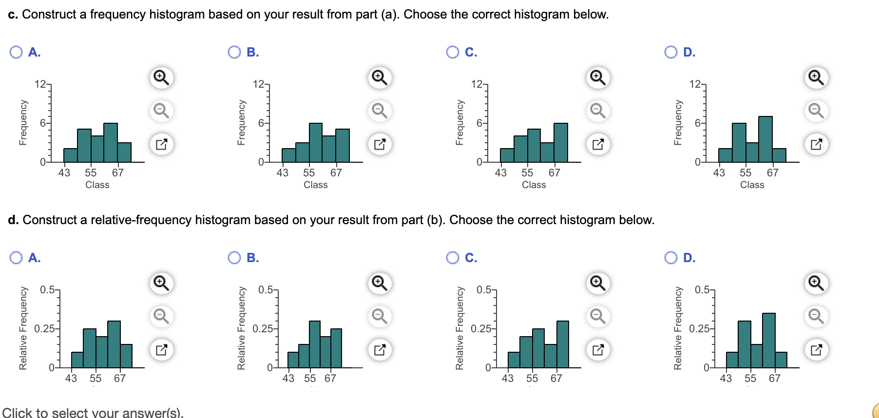 Solved A simple quantitative data set has been provided. Use | Chegg.com