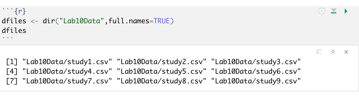 The folder `Lab10Data contains several CSV data | Chegg.com