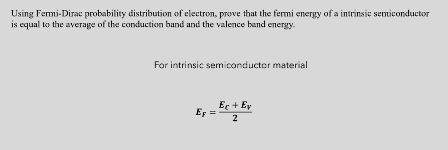 Solved Using Fermi-Dirac probability distribution of | Chegg.com