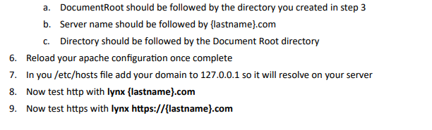 1. First we need to edit /etc/httpd/conf/httpd.conf | Chegg.com