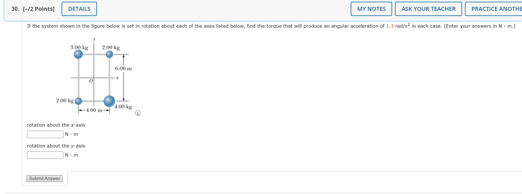 Solved 30. [-12 Points] DETAILS MY NOTES ASK YOUR TEACHER | Chegg.com