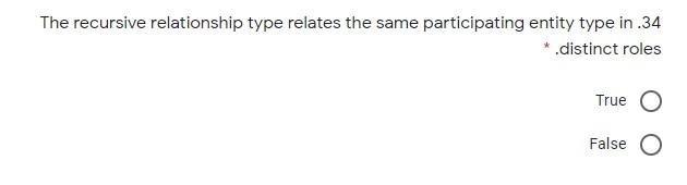 Solved The recursive relationship type relates the same | Chegg.com