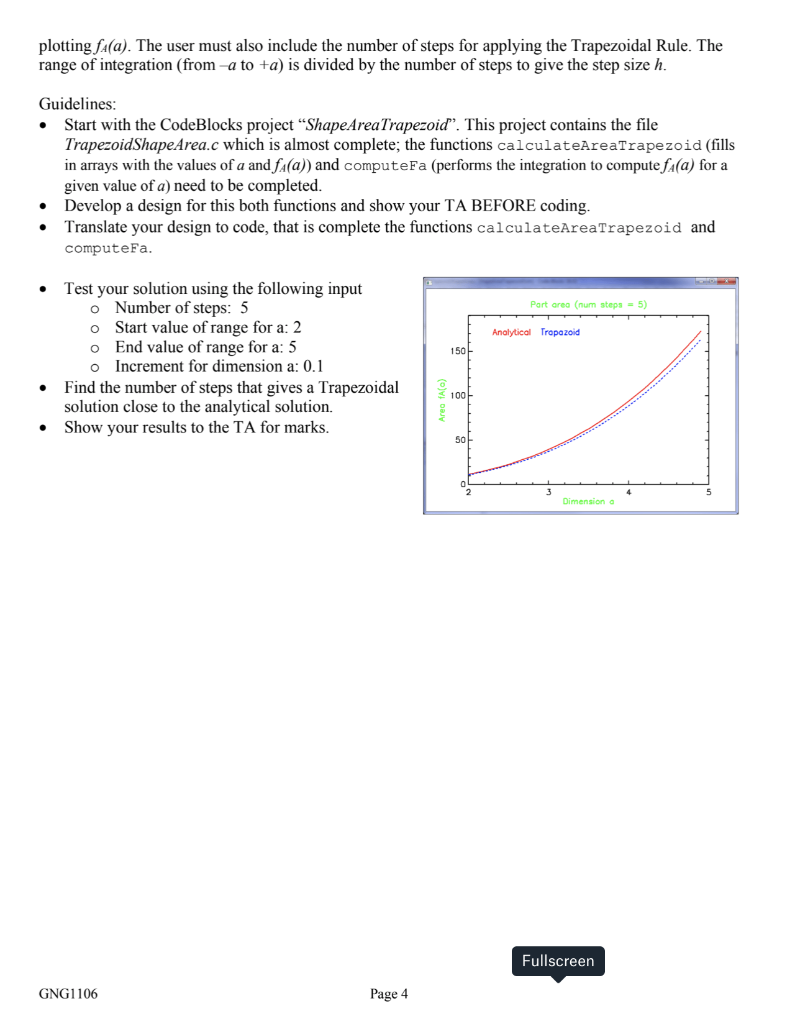 B. Exercise : Solving Integrals: Trapezoidal Rule (50 | Chegg.com