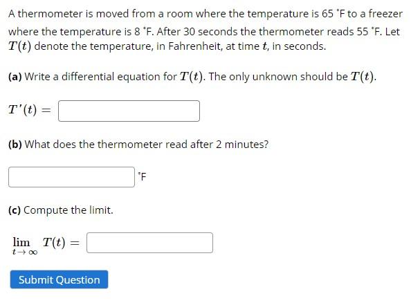 Fahrenheit Only Thermometer