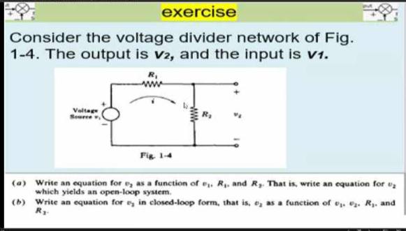 Solved Consider the voltage divider network of Fig. 1−4. The | Chegg.com