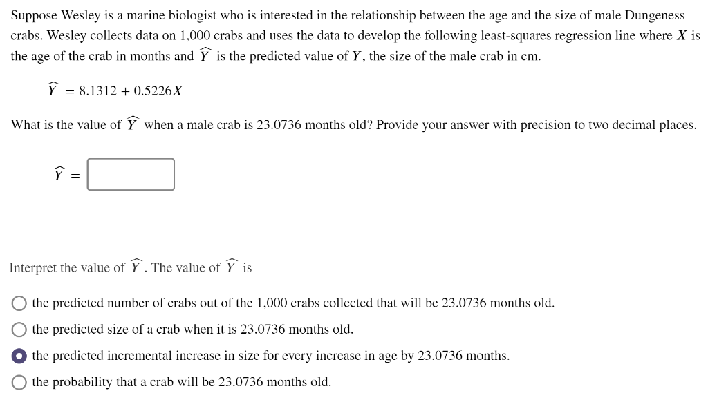 Solved Suppose Wesley Is A Marine Biologist Who Is Chegg