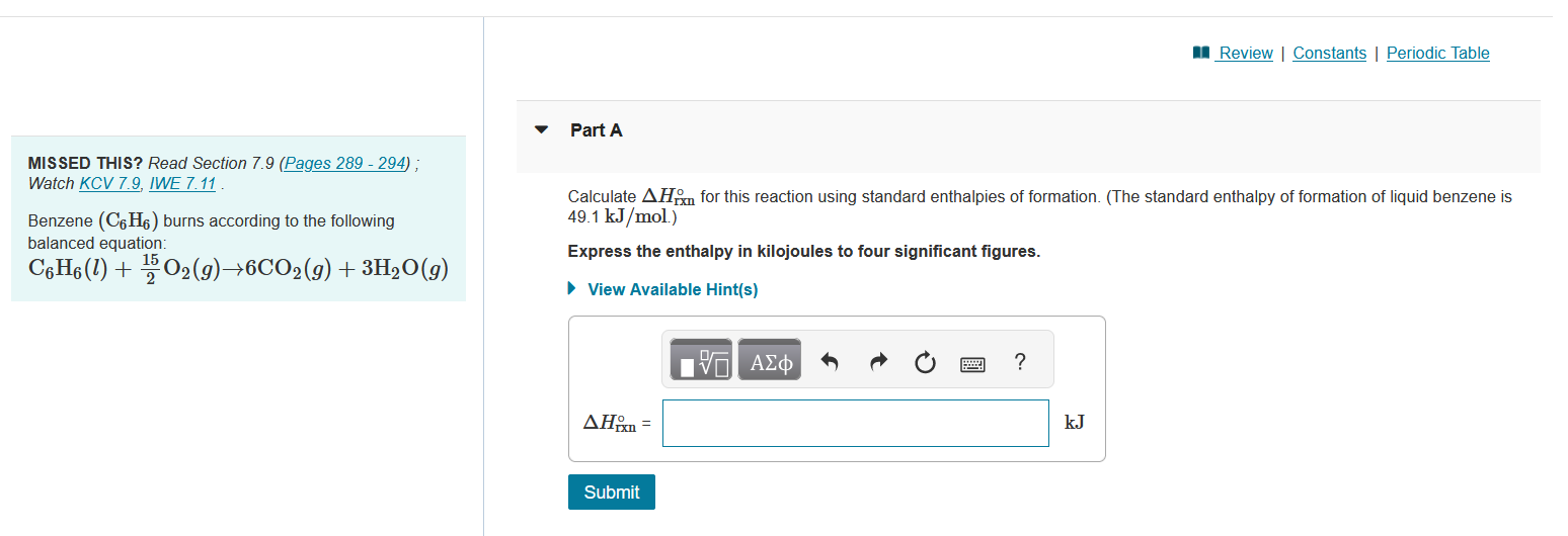 Solved MISSED THIS? Read Section 7.9 (Pages 289 - 294) ; | Chegg.com