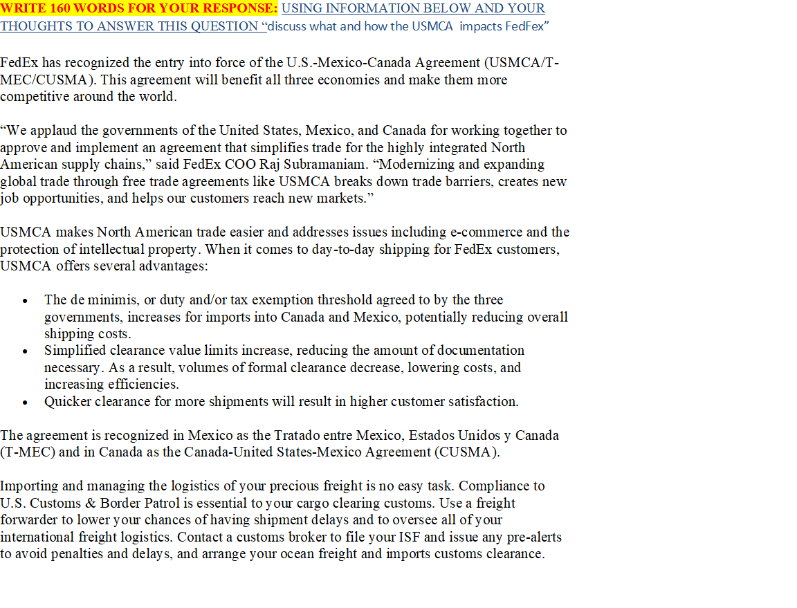 Solved WRITE 160 WORDS FOR YOUR RESPONSE: USING INFORMATION | Chegg.com