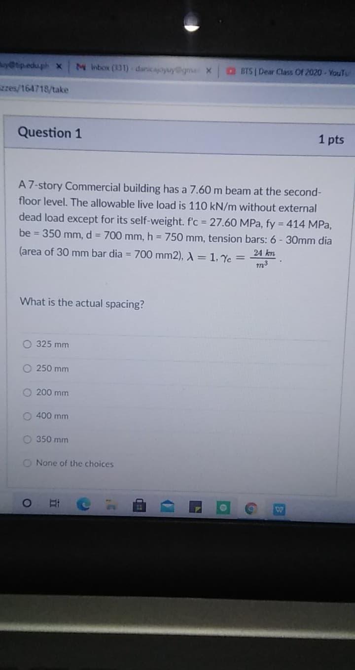 Solved COMPUTE THE POINT AT WHICH WEB REINFORCEMENT | Chegg.com