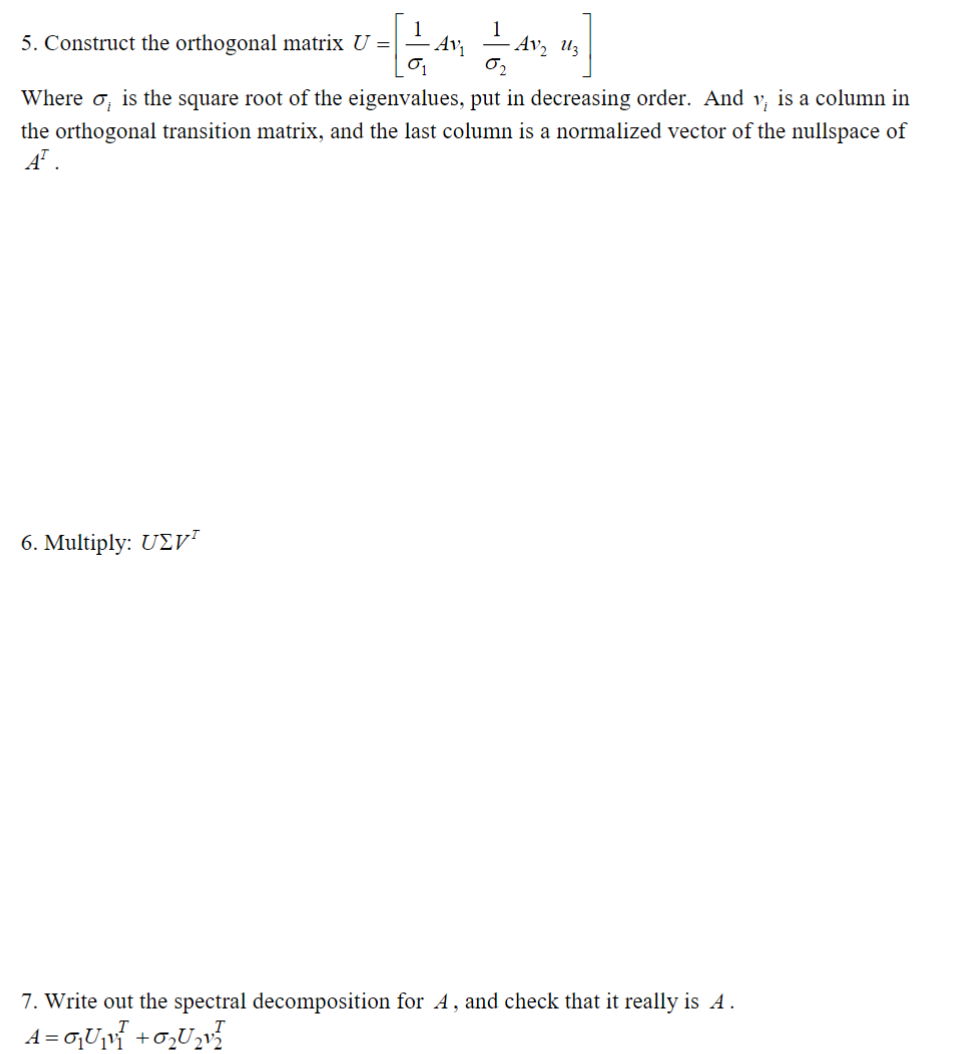 Solved Given the matrix A=⎣⎡130303⎦⎤ 1. Compute ATA. 2. | Chegg.com