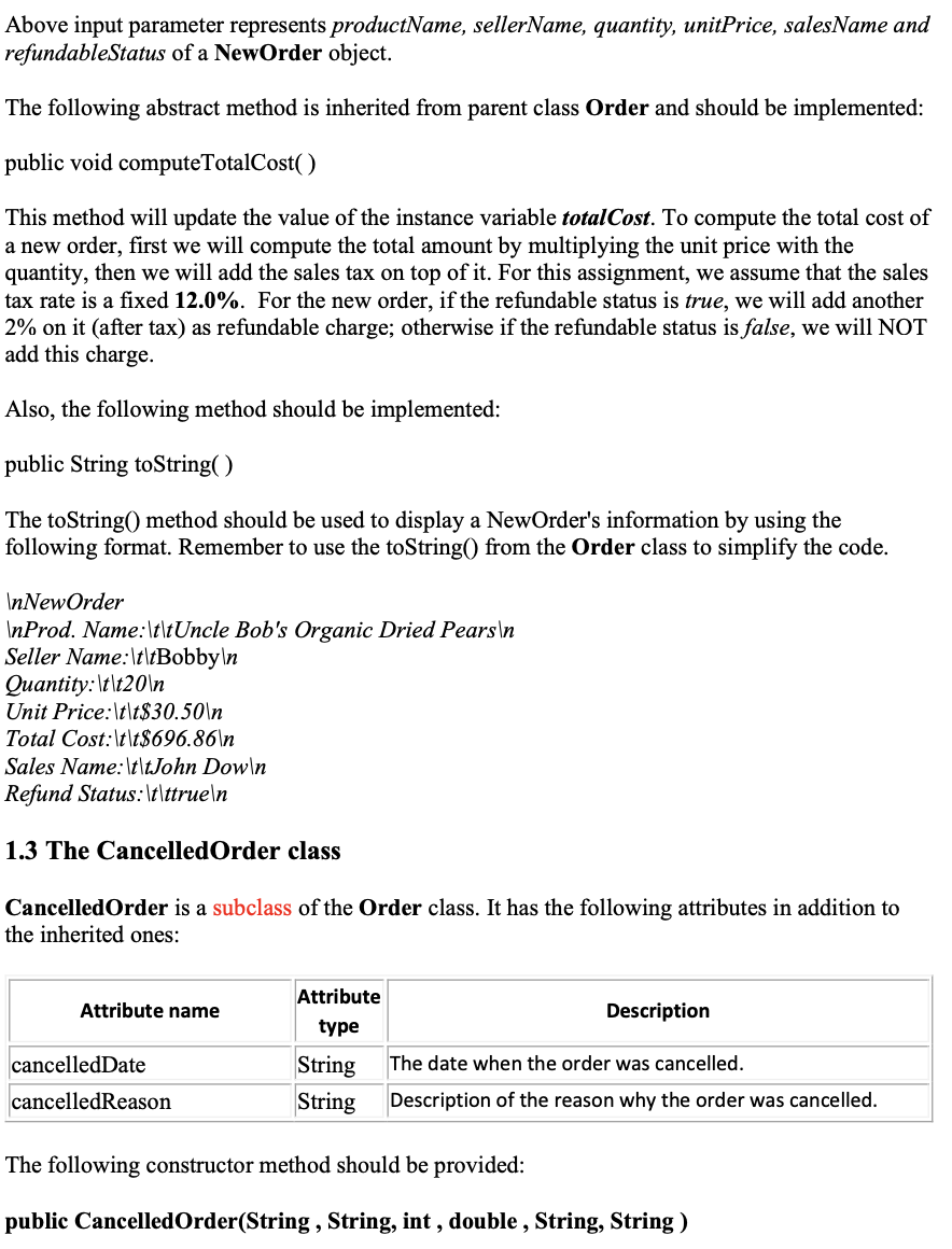 Solved What this Assignment Is About: - Inheritance - The | Chegg.com