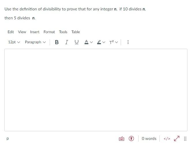 Solved Use the definition of divisibility to prove that for | Chegg.com