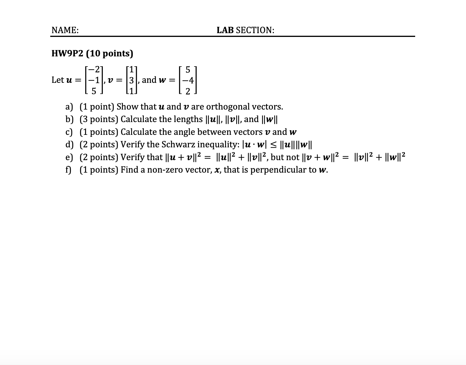 Solved NAME: LAB SECTION: EAS 230 – Fall 2020 – HW9 HW9P3 | Chegg.com