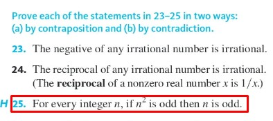 Solved Prove each of the statements in 23-25 in two ways: | Chegg.com