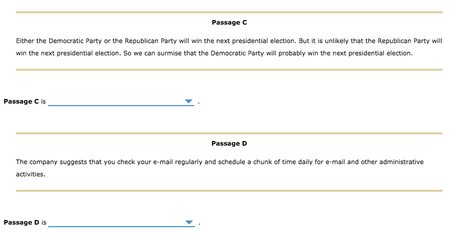 Solved Examine the following passages. Each passage is | Chegg.com