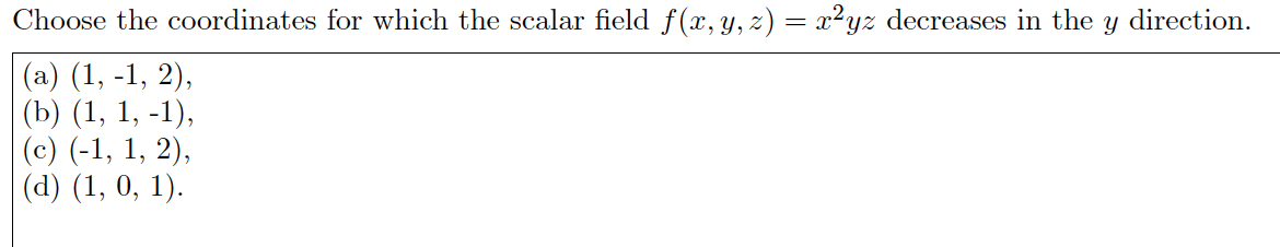 Solved Vector Fields: Sketch by hand the 3D vector field: | Chegg.com