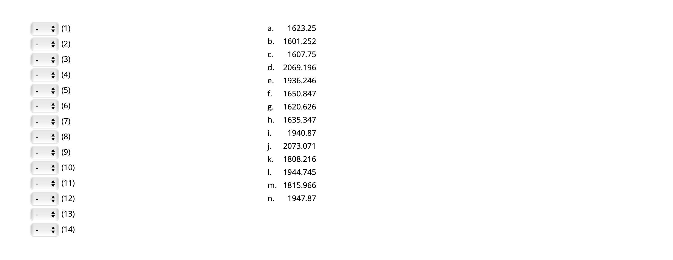 Solved QUESTION 1 The following table gives the error sum of | Chegg.com