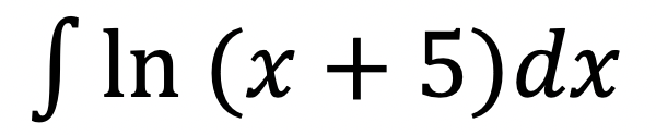 Solved ∫﻿﻿ln(x+5)dx | Chegg.com