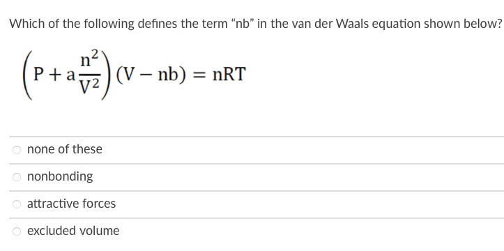Solved Which of the following defines the term "nb" in the | Chegg.com