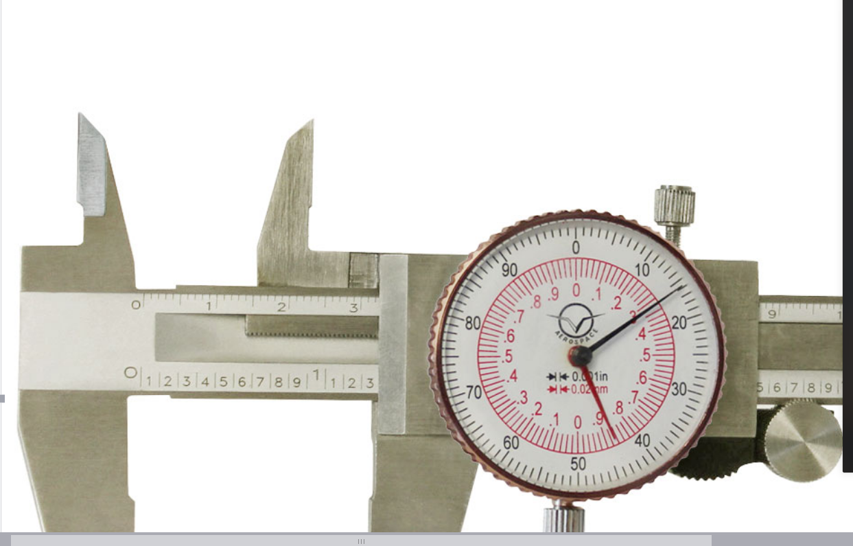 Solved Using Dial caliper, measure the dimension shown of | Chegg.com