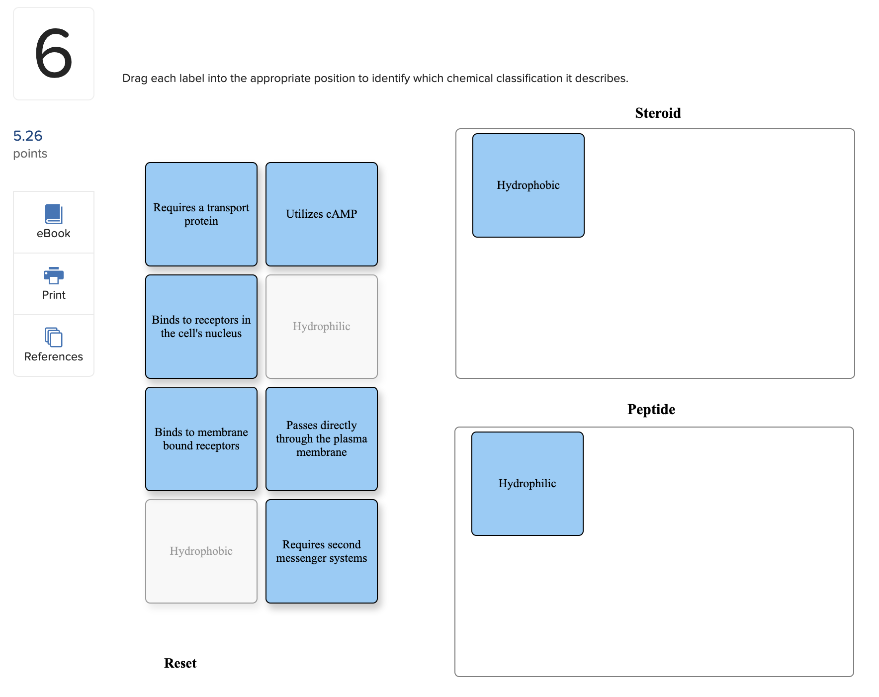 Solved Draq each label into the appropriate position to | Chegg.com