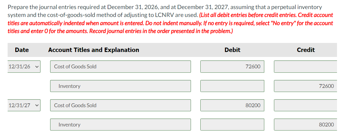 Solved Prepare the journal entries required at December | Chegg.com