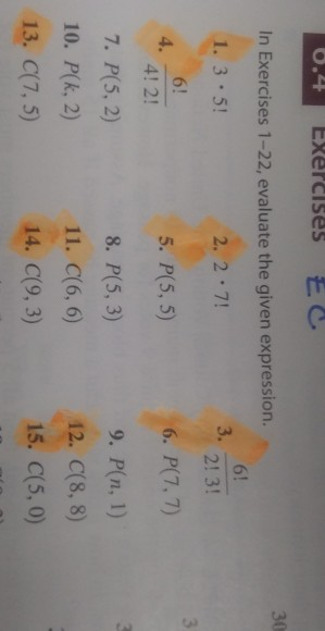 Solved Exercises EC In Exercises 1-22, evaluate the given | Chegg.com