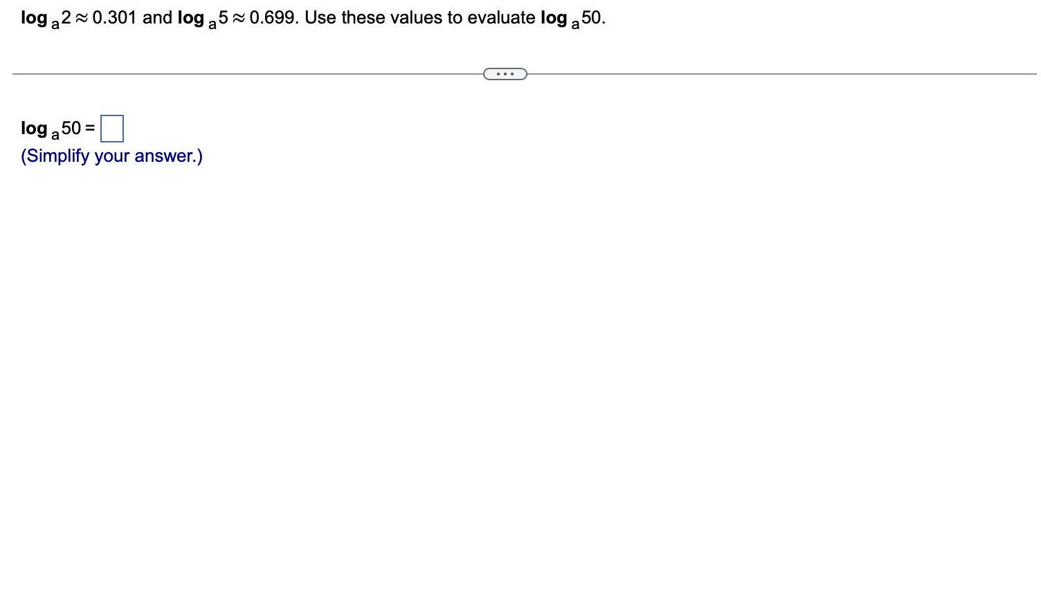 Solved log₂2~0.301 and log 5≈ 0.699. Use these values to | Chegg.com