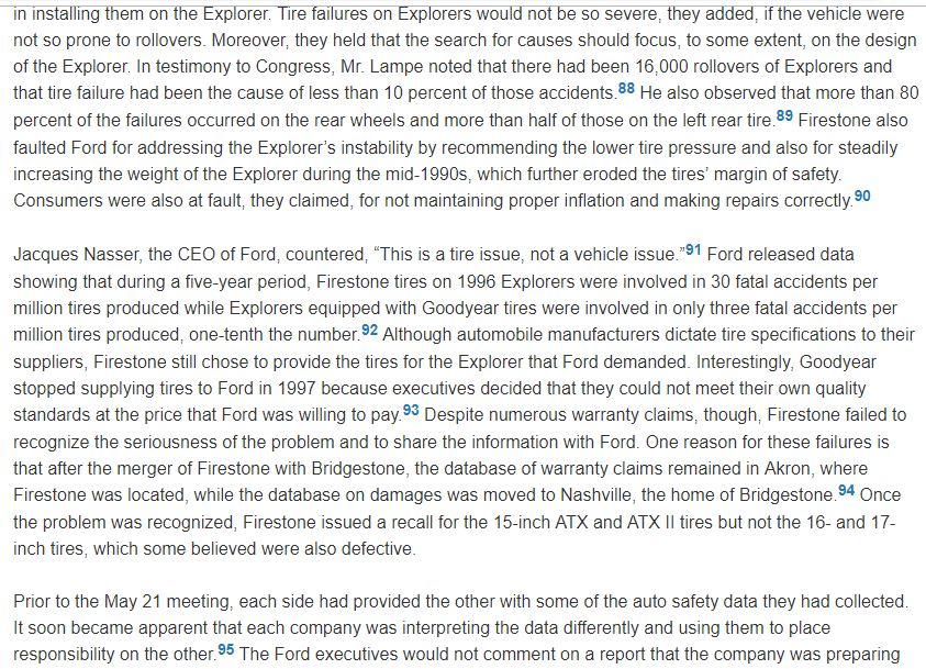 CASE 10.3 The Ford-Firestone Brawl Explore the | Chegg.com