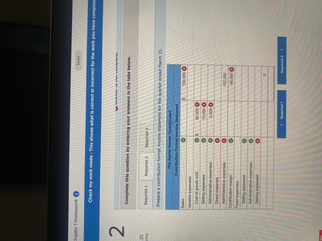 Solved Check my work mode: This shows what is correct or | Chegg.com