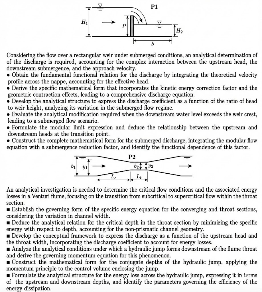 Solved Considering the flow over a rectangular weir under | Chegg.com