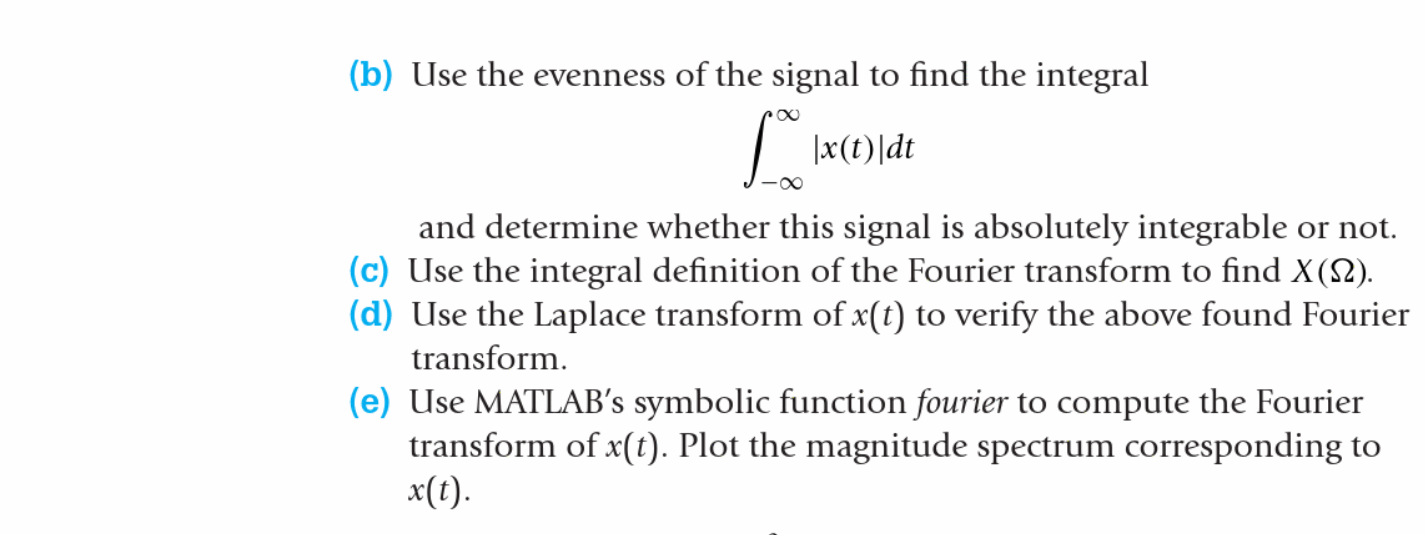 Solved 31 Fourier transform from Laplace transform of | Chegg.com