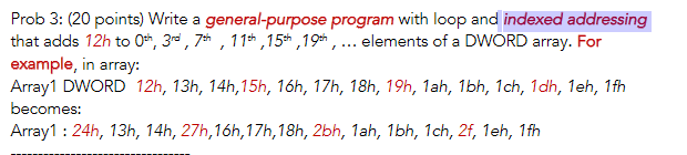 Solved Prob 3: (20 points) Write a general-purpose program | Chegg.com
