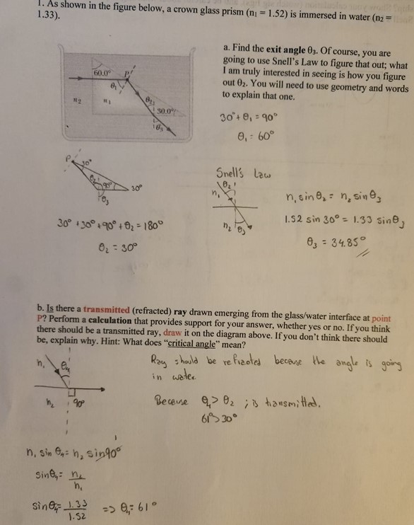 Solved Can you help me correct question 1b please? | Chegg.com