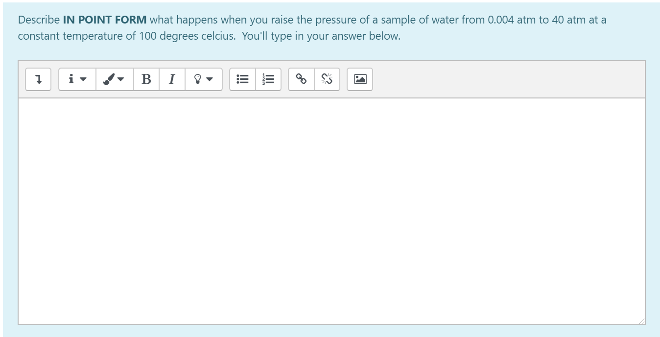 Solved Describe IN POINT FORM what happens when you raise | Chegg.com