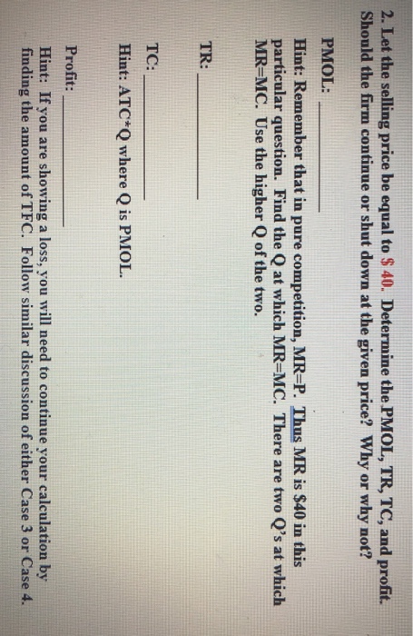 Solved Average Average Average Fixed Total Product Cost | Chegg.com