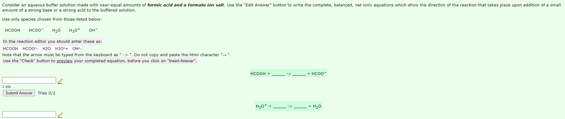 Solved Consider an aqueous buffer solution made with | Chegg.com